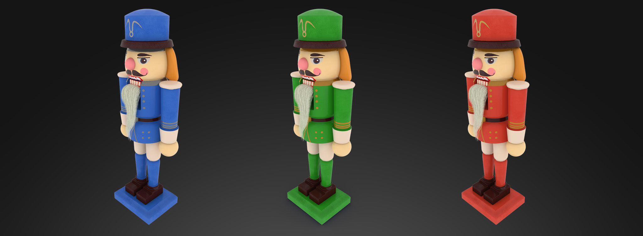 XMS034_Nutcracker_Soldier_v10083 | 3D Modeling Resources