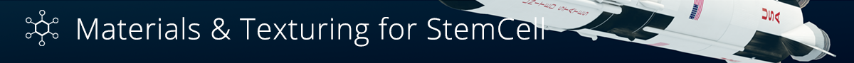 Materials & Texturing for StemCell | 3D Modeling Resources