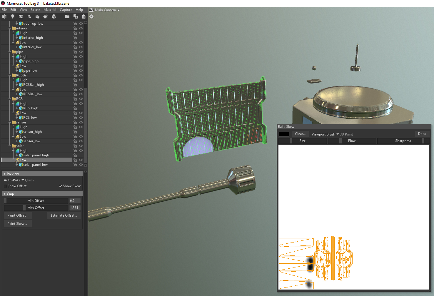 Marmoset Toolbag 3 Paint Skew | 3D Modeling Resources