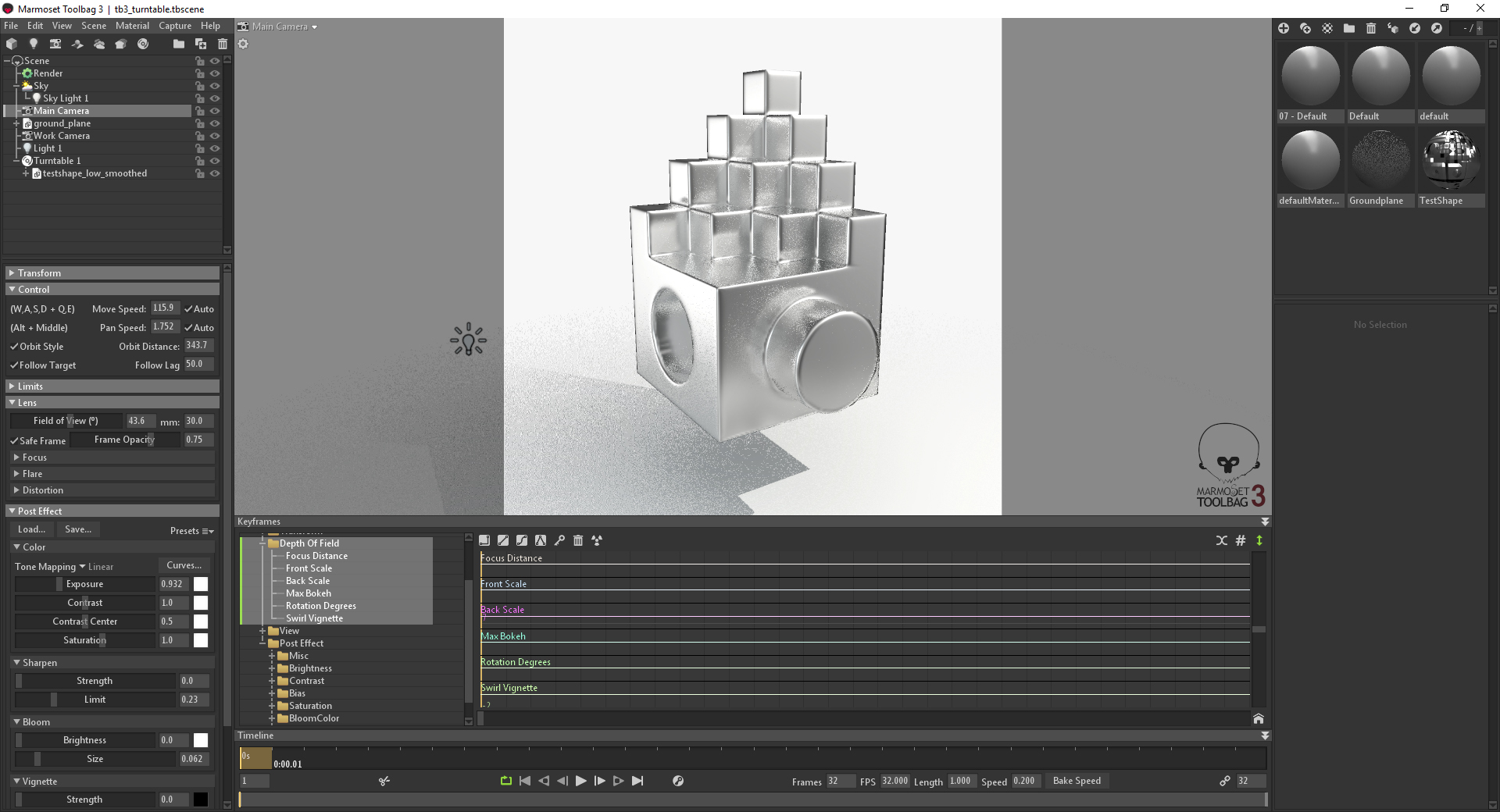 Marmoset Toolbag 3 Animation Support | 3D Modeling Resources