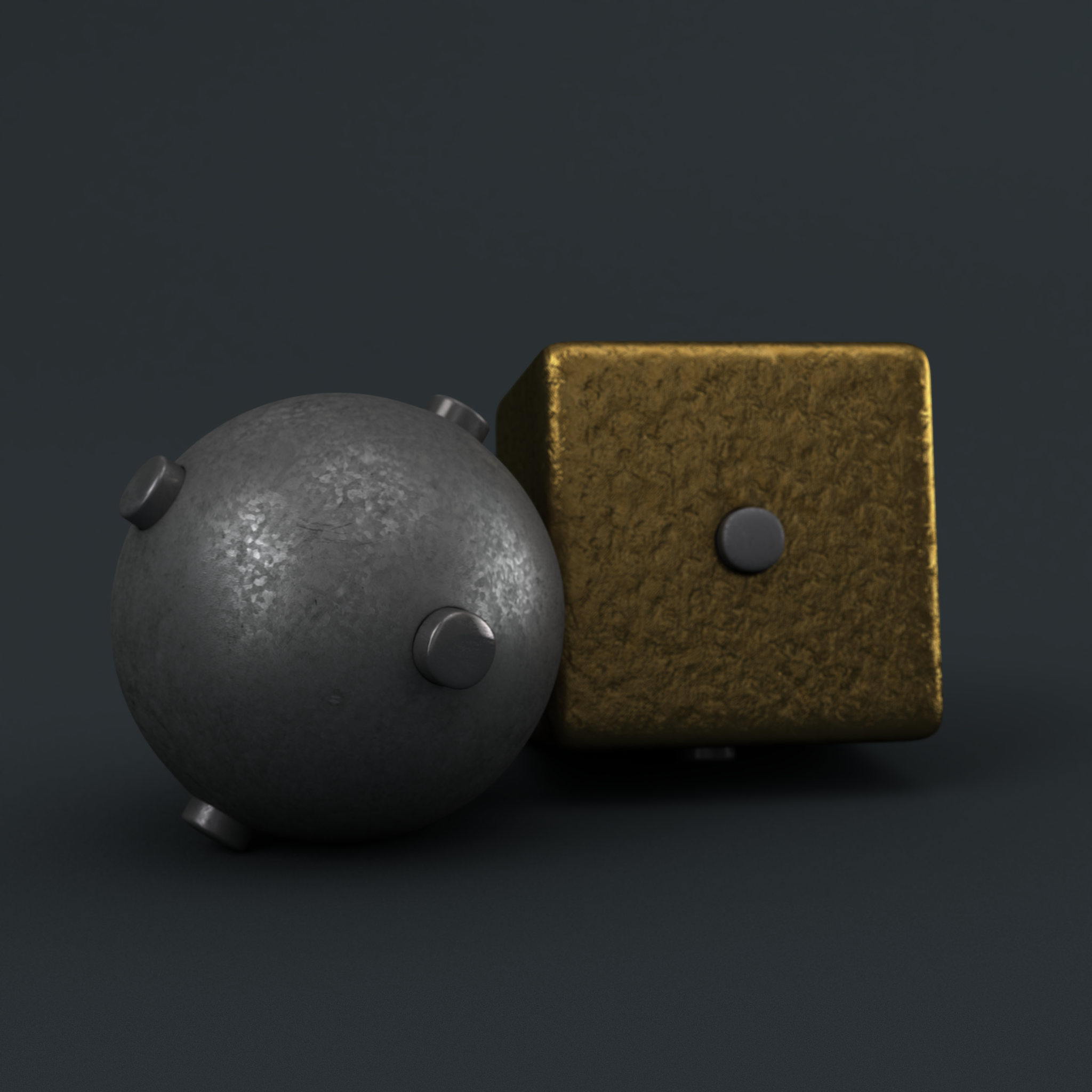 Metallic_Materials_Renders | 3D Modeling Resources