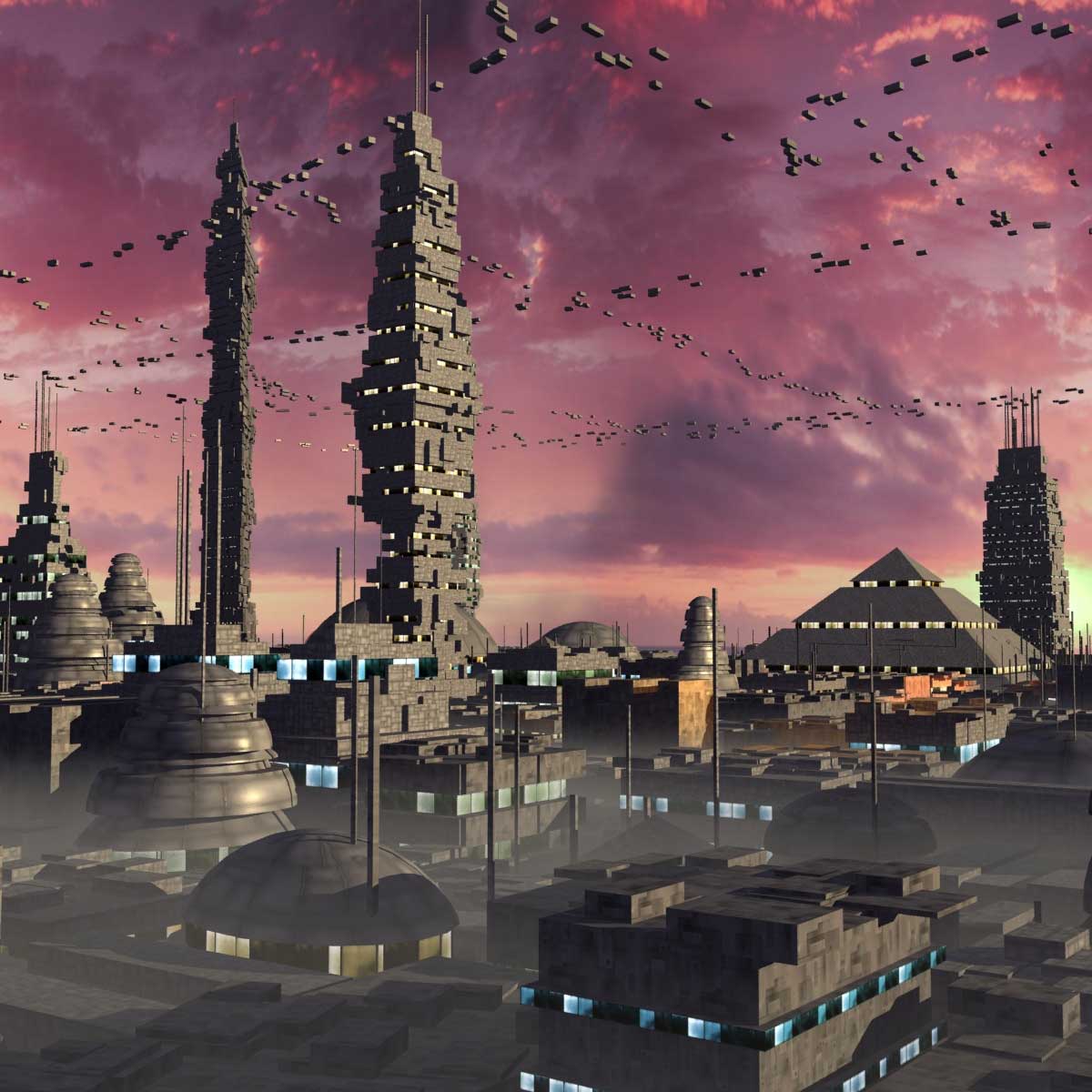 alien_city_exterior | 3D Modeling Resources